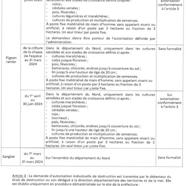 esod pigeon et sanglier - FEDERATION DEPARTEMENTALE DES CHASSEURS DU ...